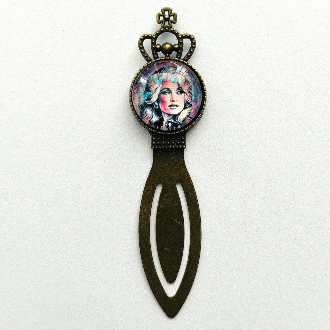 Dolly Parton Queen Metal Bookmark, Antique Style - Etsy