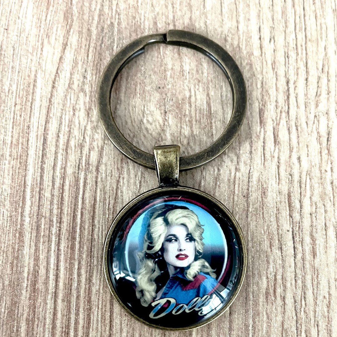 Dolly Parton Antique Bronze Color Unisex Keychain - Etsy