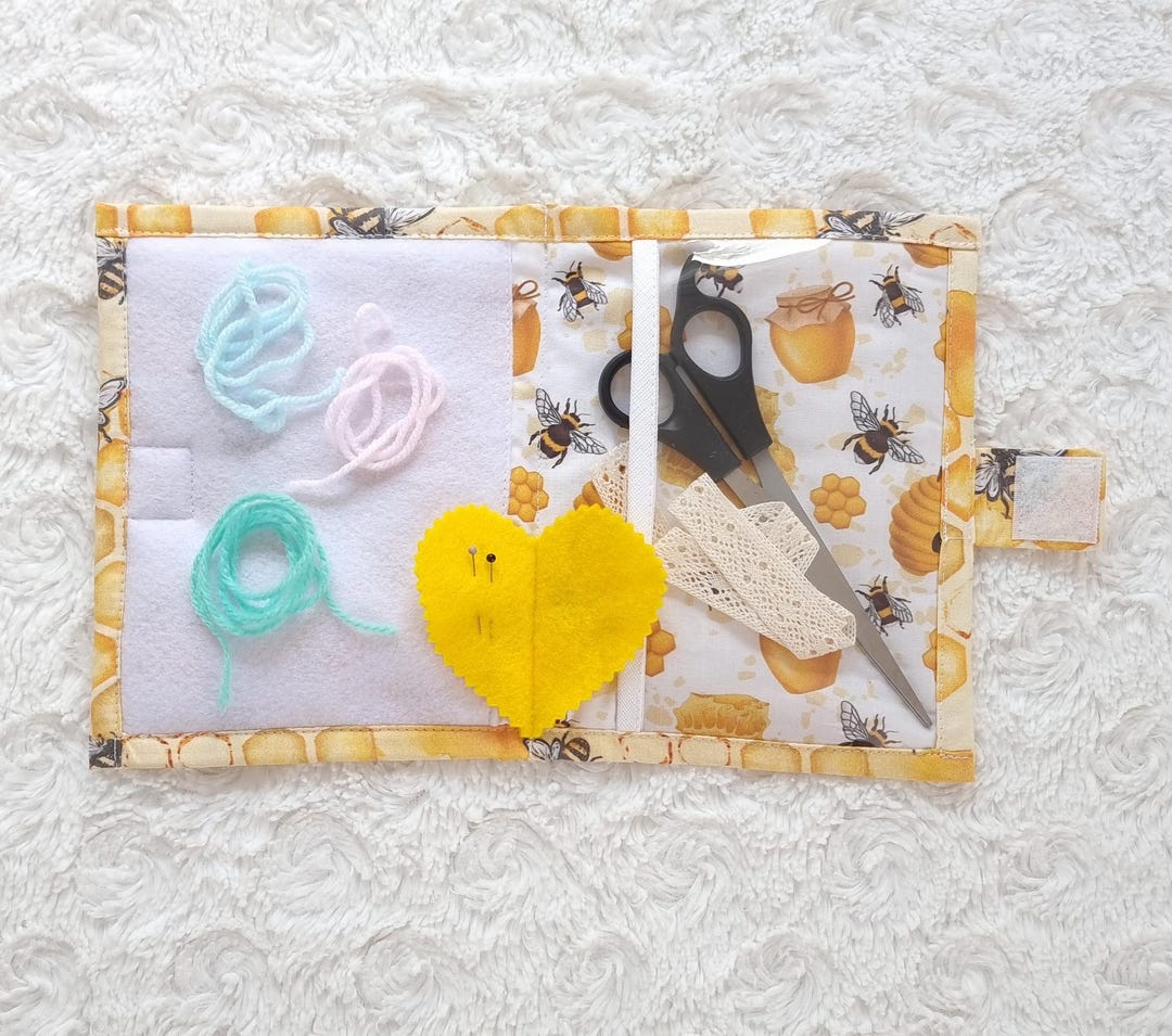 Bees Thread Keeper Cross Stitch Sewing Organizer Needle Work Floss ...