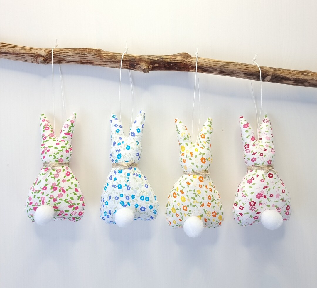 Easter Bunny Tree Ornament Hanging Easter Bunny Decorations Baby Easter ...