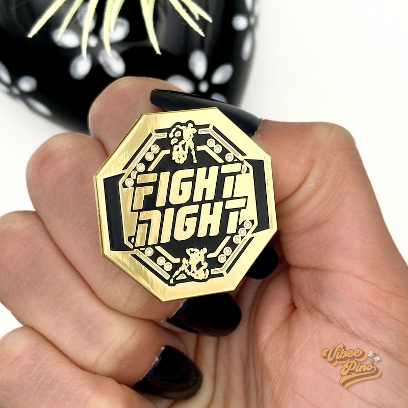 Mma Brooch - Etsy