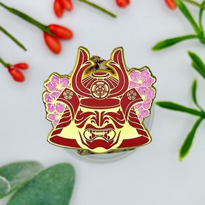 Samurai Warrior Enamel Pin Collection | Japanese-inspired Fashion ...