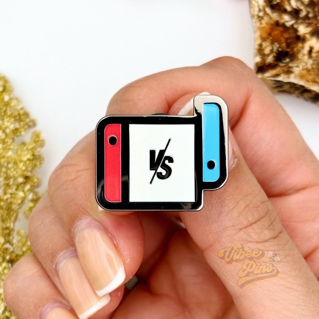 VS Gaming Enamel Pin | Showcase Your Passion for Competitive Gaming - Etsy