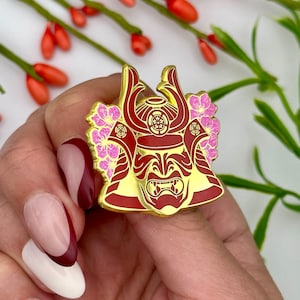Samurai Warrior Enamel Pin Collection | Japanese-inspired Fashion ...