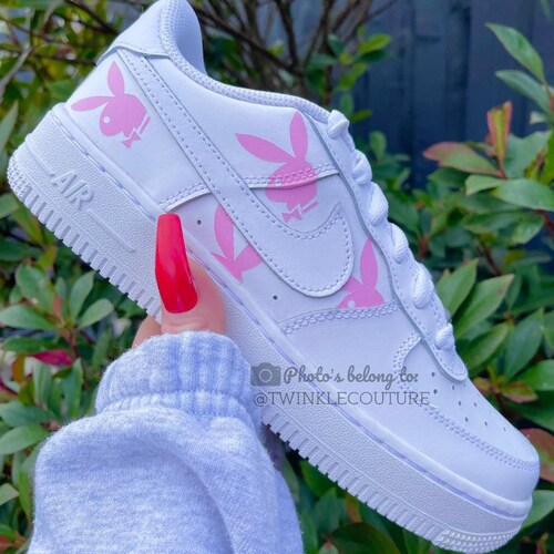 Custom Hand Painted Swarovski Nike Air Force 1 Low 07 Sneakers - Etsy