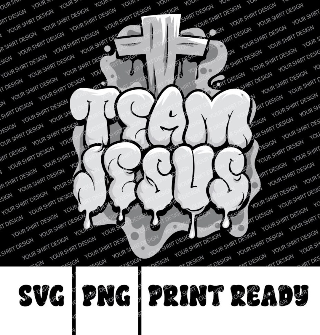 Team Jesus Lifetime Member White SVG, Team Jesus Gifts SVG, Team Jesus ...