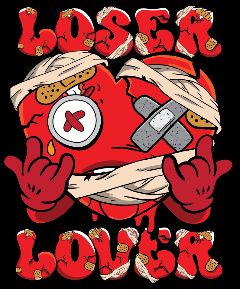 Loser Lover Red SVG, Little Sister Gifts SVG, Funny Sister Sayings SVG ...