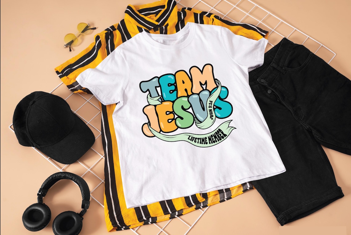 Team Jesus Lifetime Member SVG, Team Jesus Gifts SVG, Team Jesus ...