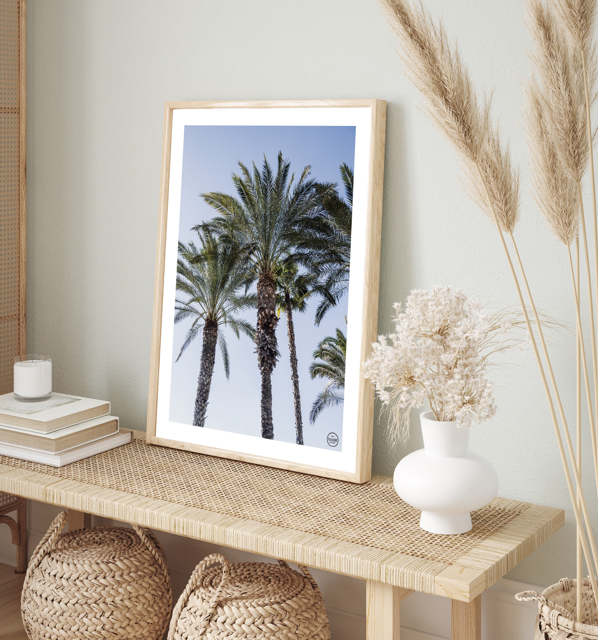 Poster Palm Tree, Beach Seaside Ocean Beach Tropic - Etsy