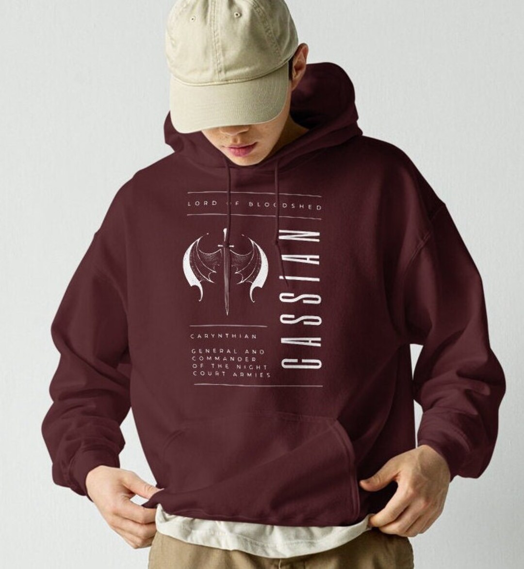 ACOTAR Hoodie | Bat Boys Hoodie | Cassian | Boyfriend Hoodie | ACOTAR ...