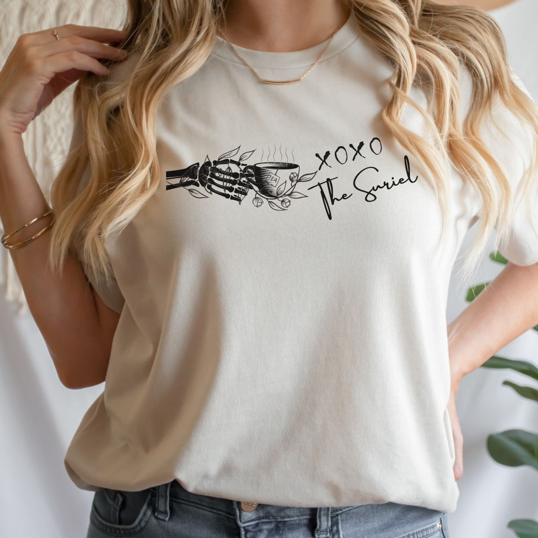 ACOTAR Shirt | XOXO the Suriel | Spill the Tea Graphic Tee | Officially ...