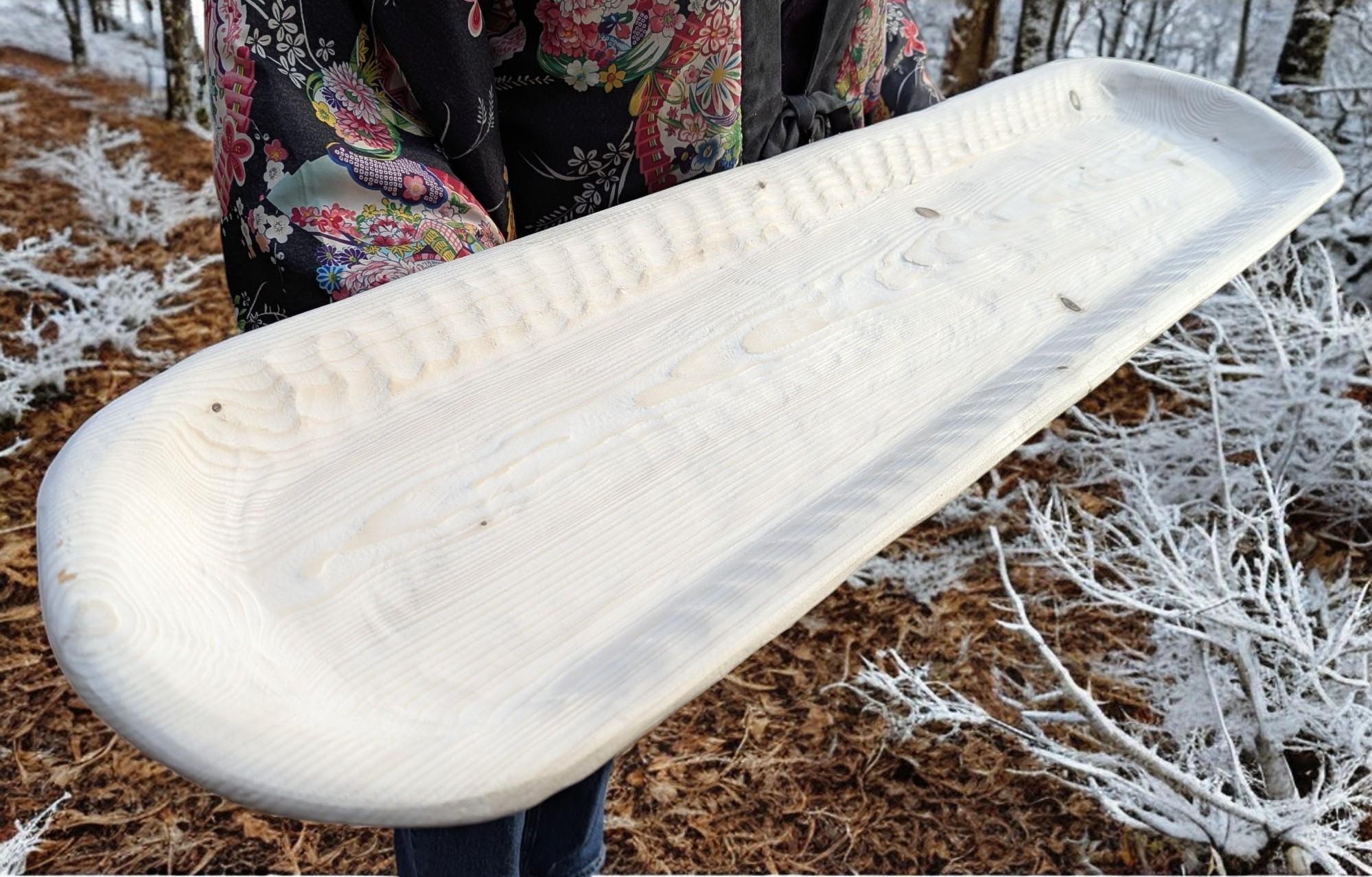 DIY Large Unfinished Paintable Wooden Dough Bowl 44 In, Table ...