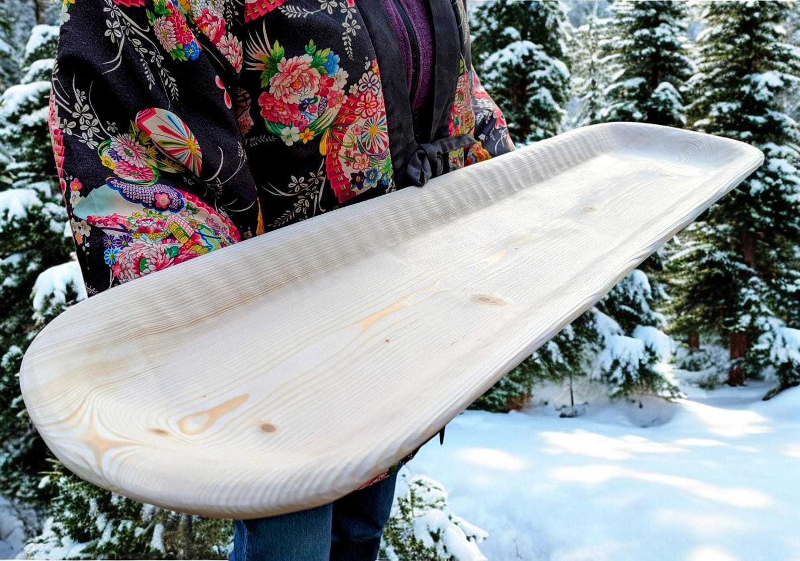 DIY Large Unfinished Paintable Wooden Dough Bowl 46 In, Table ...