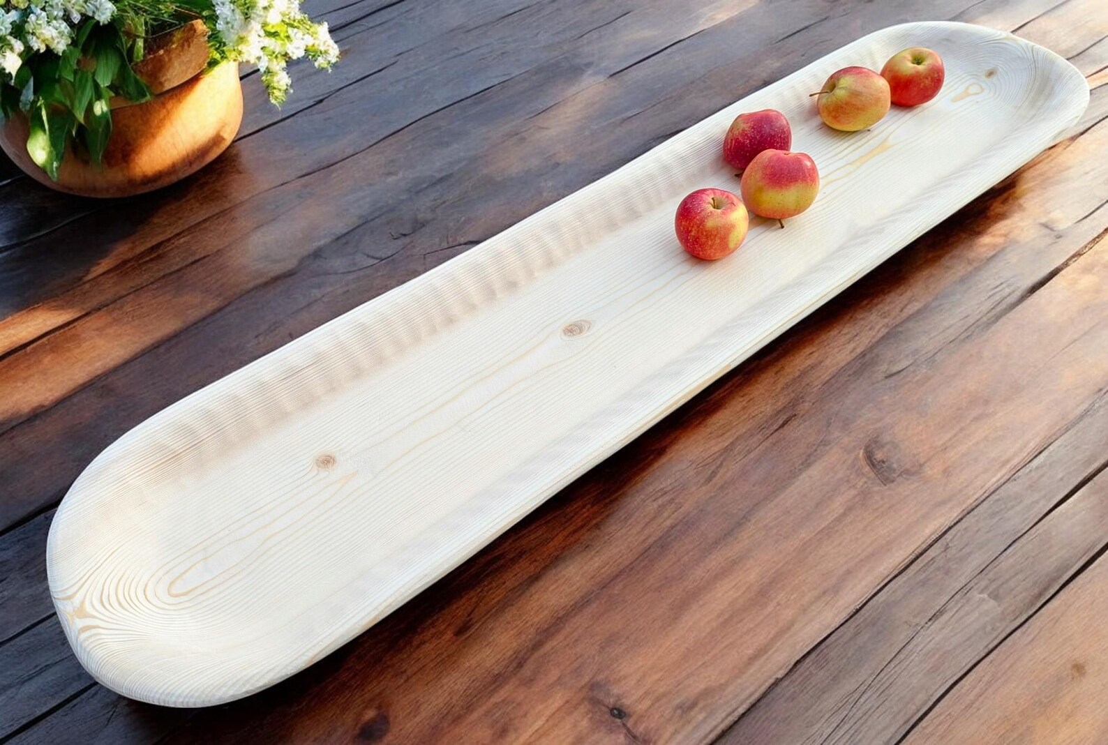 DIY Large Unfinished Paintable Wooden Dough Bowl 46 In, Table ...