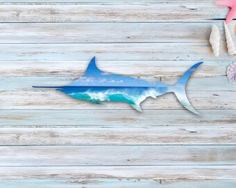 Metal Marlin Art - Etsy