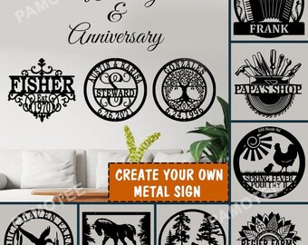 Laser Cut Metal Sign - Etsy