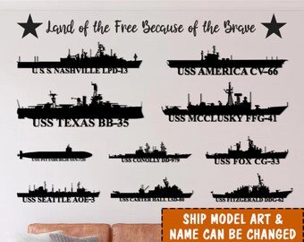 Us Navy Ship Sign - Etsy