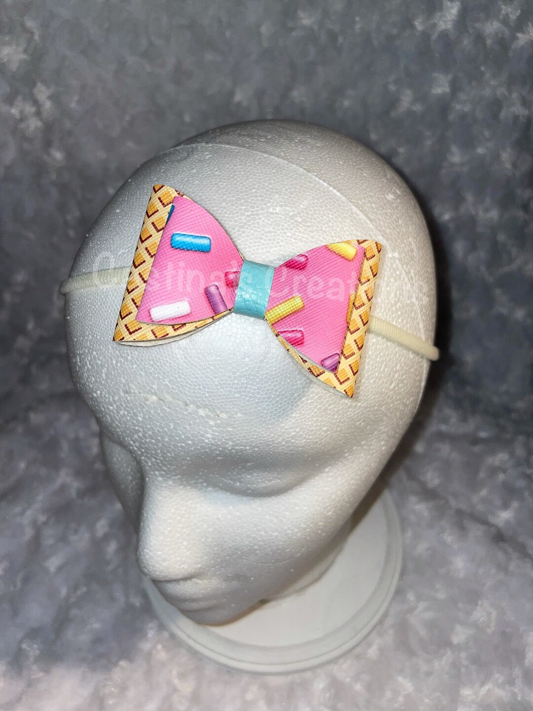 Ice Cream Sundae Baby Headband - Etsy UK