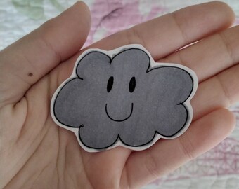 Cute White Cloud Sticker Cloud Sticker Cute Sticker - Etsy