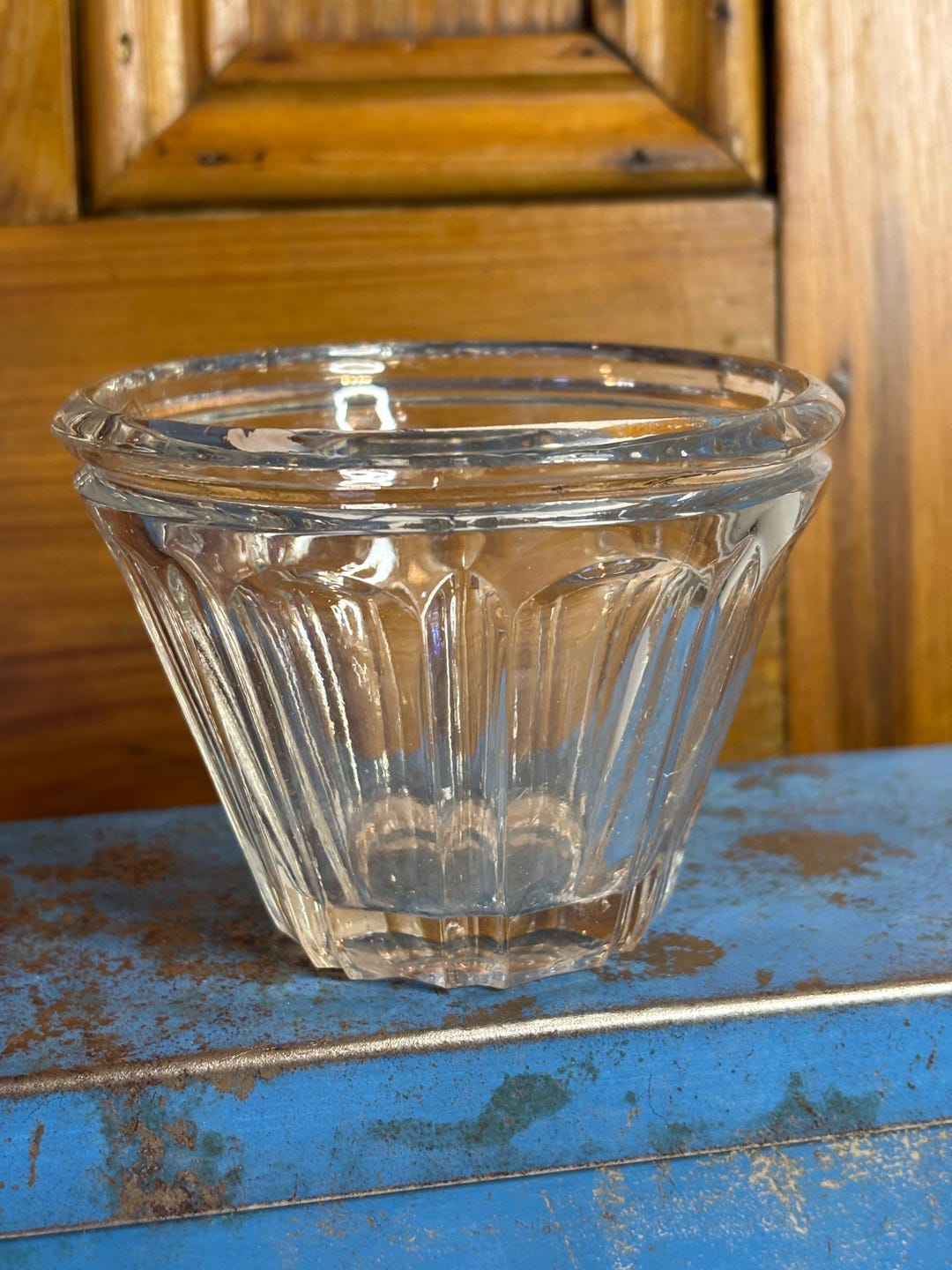 Vintage French Jam Jar Glass Conical Shape - Etsy