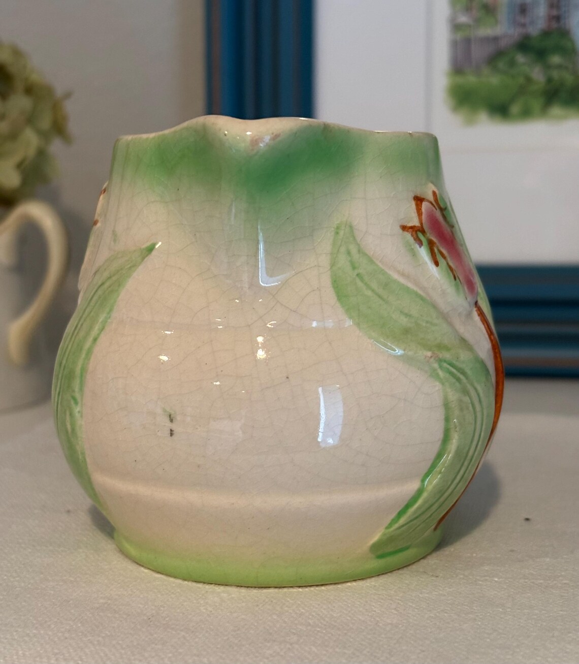 Tulip Pottery Pitcher Avon Ware - England - Etsy