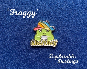 Queer Art Nonbinary Pin Pronoun Pins They Them Pin - Etsy UK