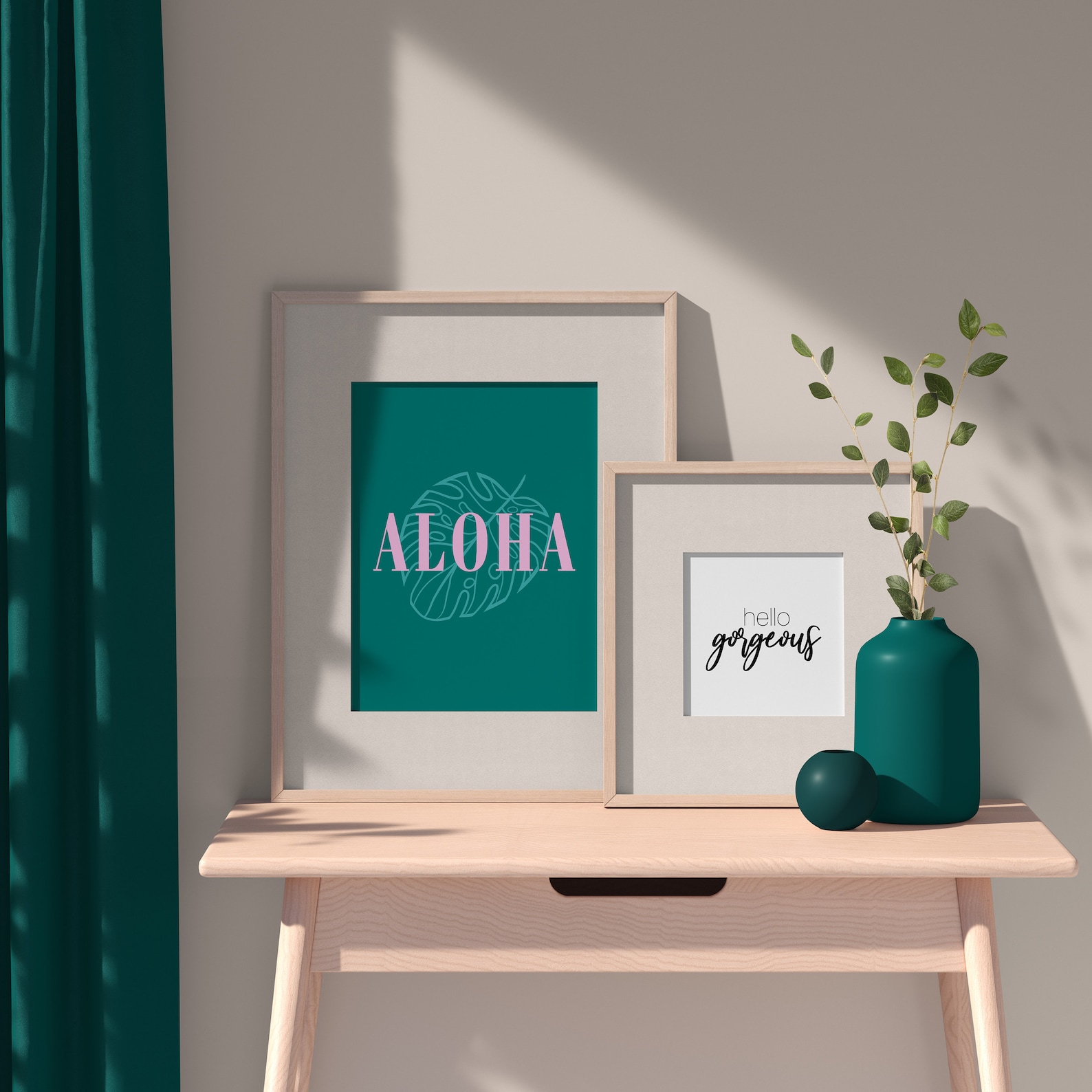 Aloha Printable Art. Aloha Wall Art. Beach Decor. Beach Printable ...