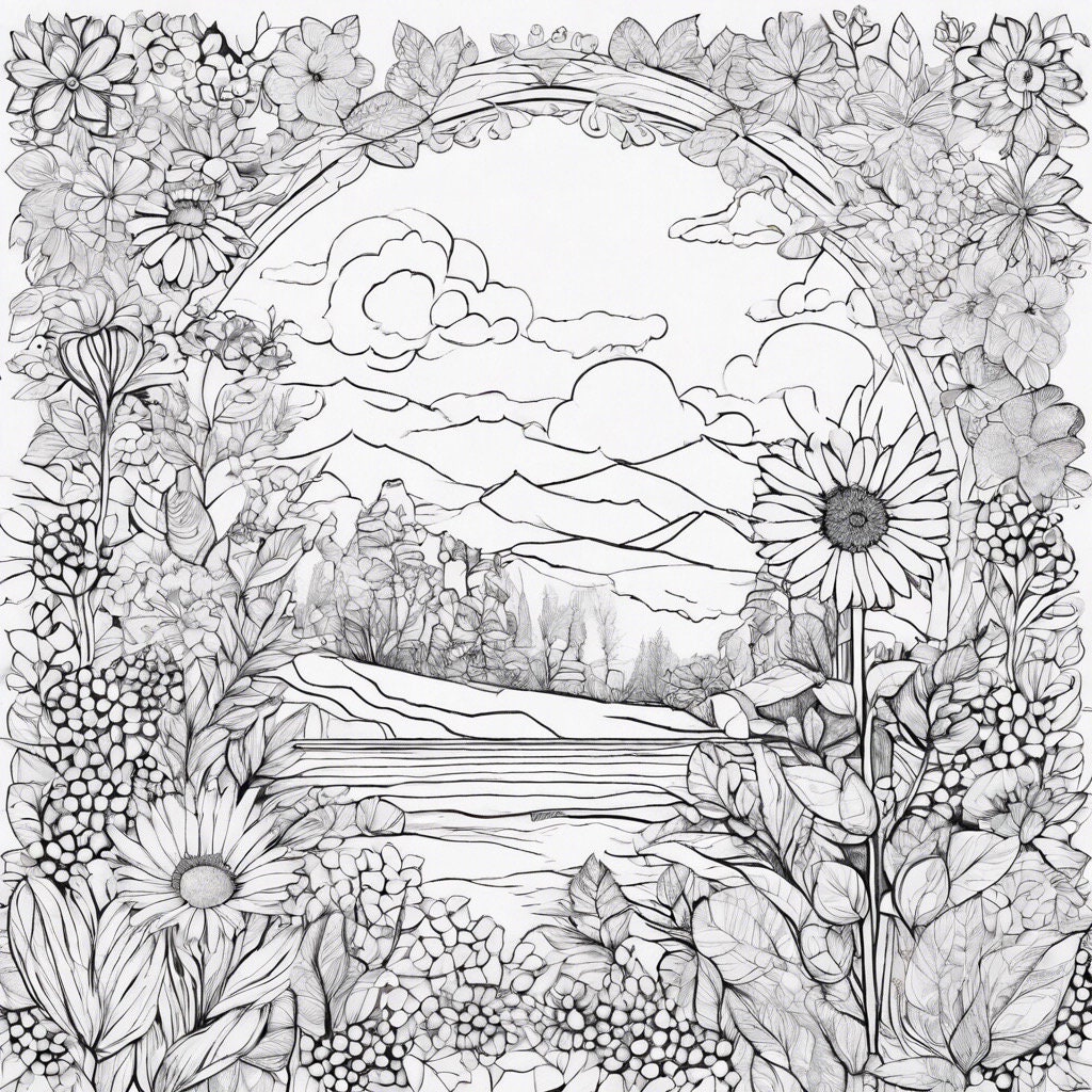 Digital Coloring Pages Bundle: Set of 9 Relaxing and Intricate Designs ...