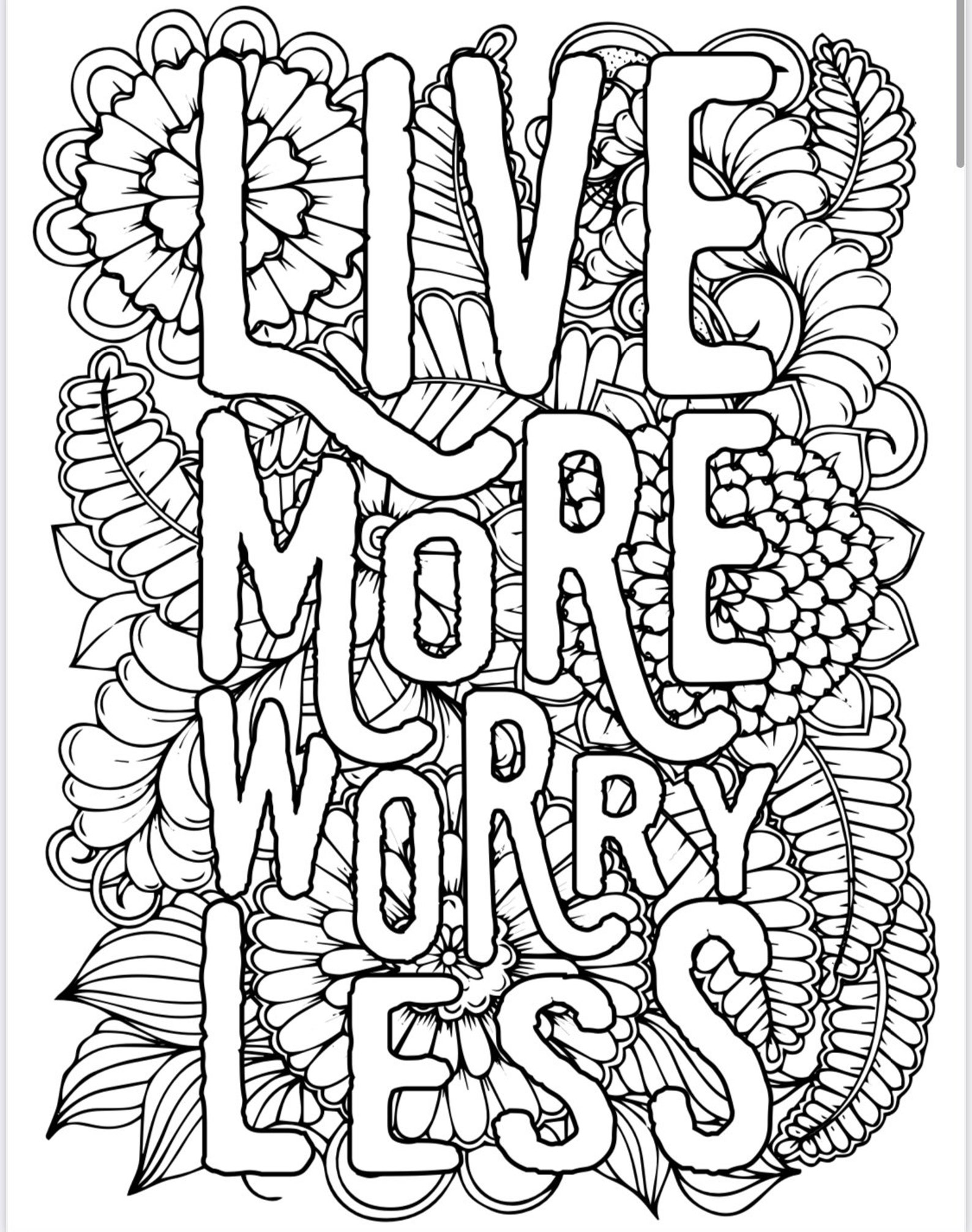 Inspirational Coloring Pages! - Etsy