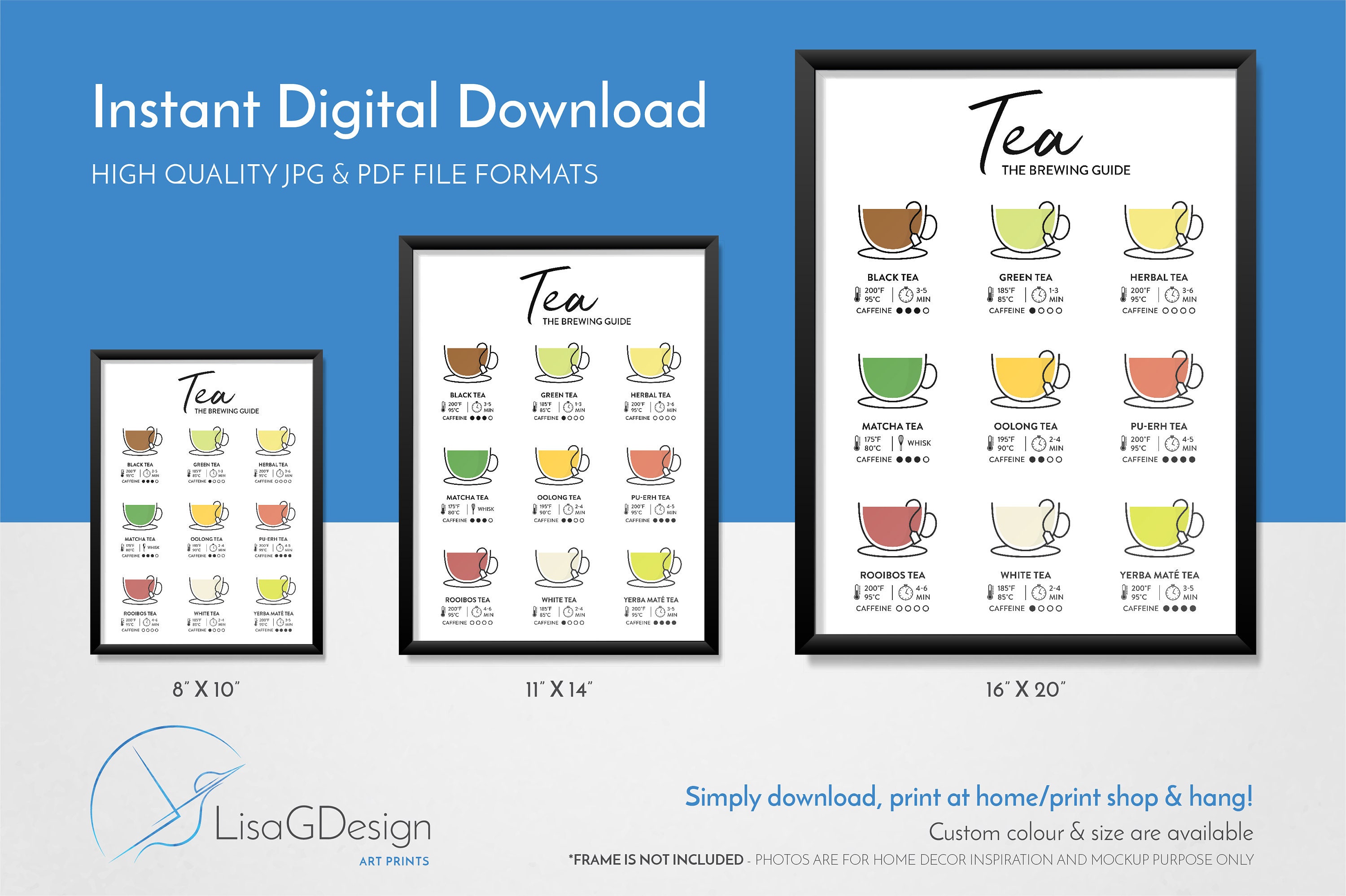 Tea - the Brewing Guide | Printable Tea the Brewing Guide | Tea Instant ...