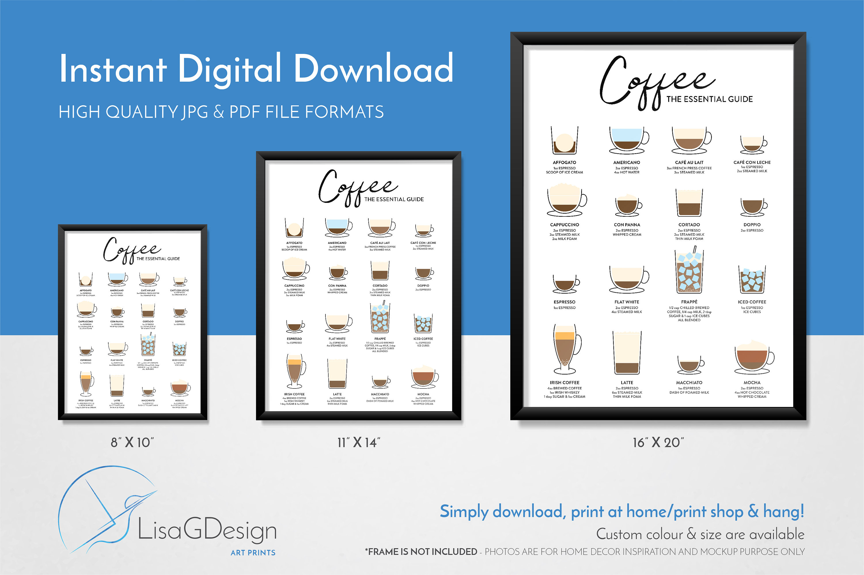 Coffee - the Essential Guide | Printable Coffee Guide | Coffee Guide ...
