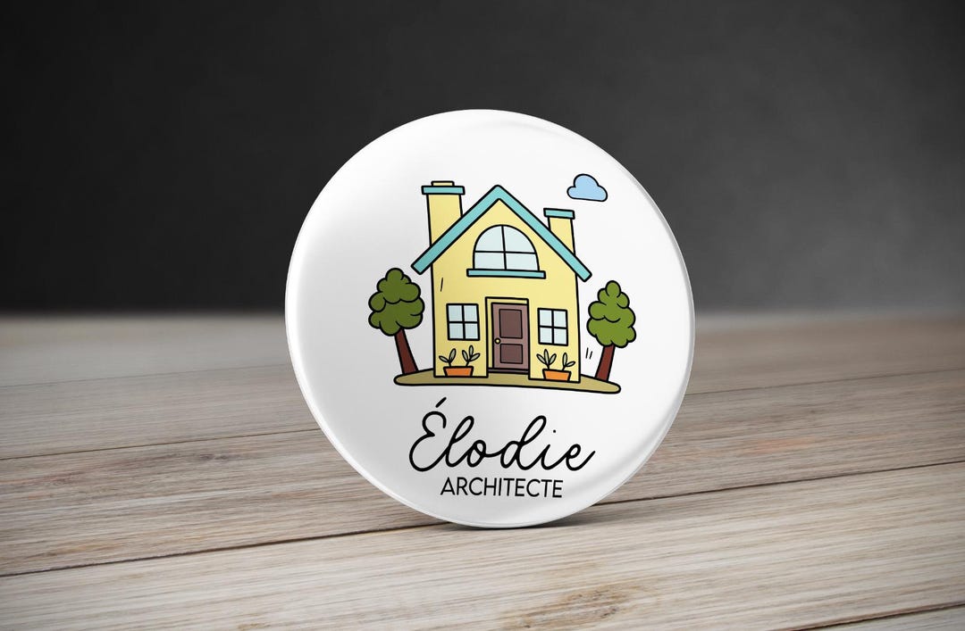 Architect/house Profession Badge. Interior Design Badge. - Etsy