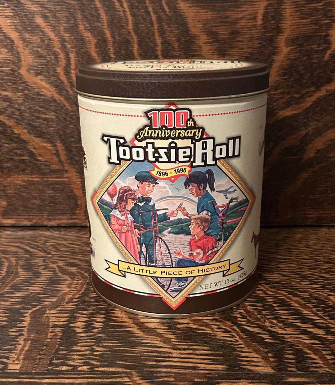 Vintage Tootsie Roll 100th Anniversary Tin Storage Canister - Etsy