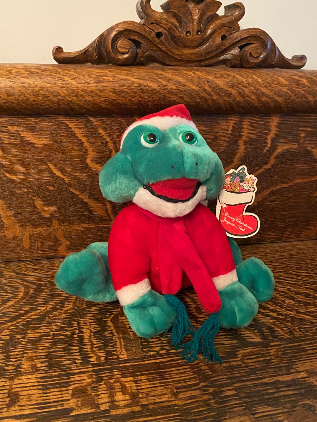 Vintage Christmas Frog Plush Best Made Toys Stuffed Frog Toronto Canada ...
