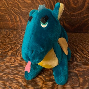 Vintage Dakin Fun Farm Puff the Magic Dragon Plush 1987 Dakin - Etsy