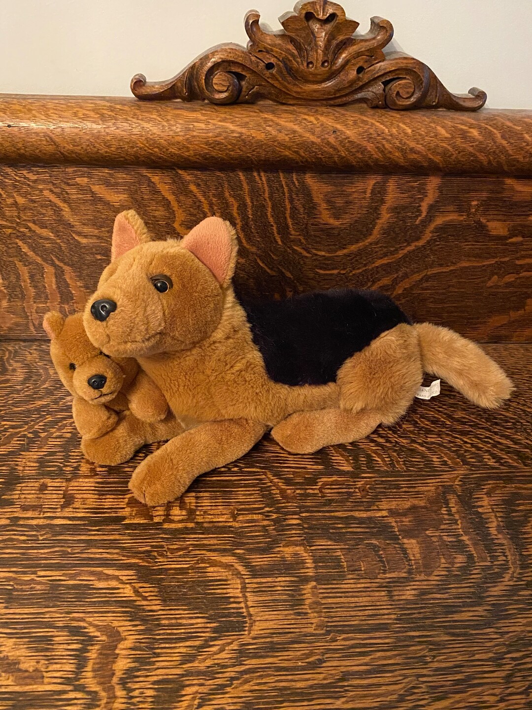 Vintage Ganz Dog Plush German Shephard and Pup 1997 Ganz Toys - Etsy