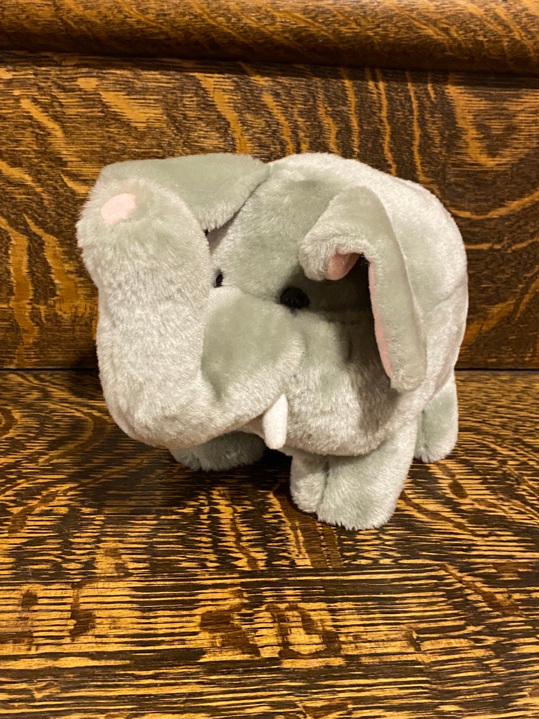 Elephant Piggy Bank Plush Vintage Coin Bank - Etsy