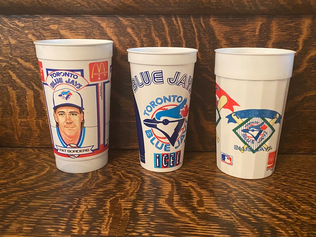 Set of 3 Vintage Toronto Blue Jays Cups - Baseball Collectors Plastic ...