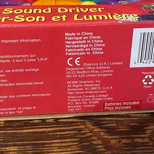 1999 Shelcore Light ‘N Sound Driver Toy Baby & Toddler Driving Toy for ...