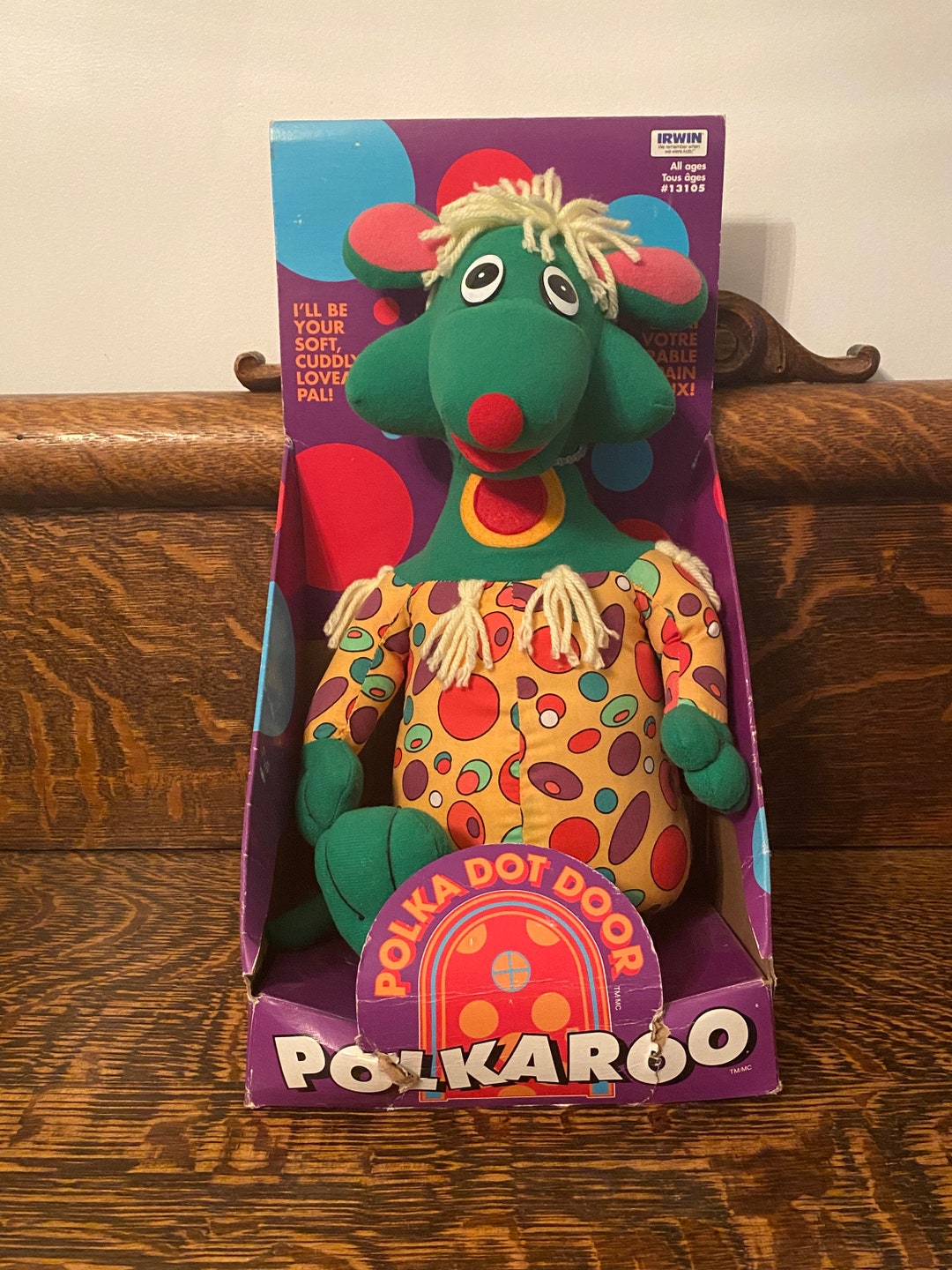 1994 Irwin Polkaroo Plush NIB Polka Dot Door Rare Toy - Etsy