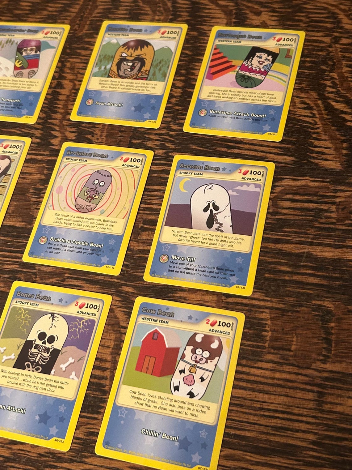 Vintage Mighty Beanz Trading Card Game 2004 Moose Genio Cards - Etsy
