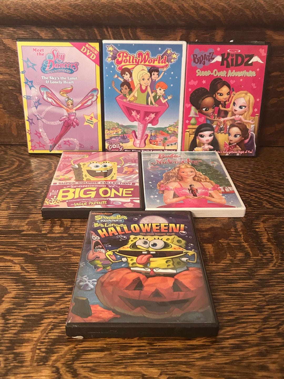 Nostalgic Cartoons DVD Lot Bratz - Barbie - Sky Dancers - Polly Pocket ...