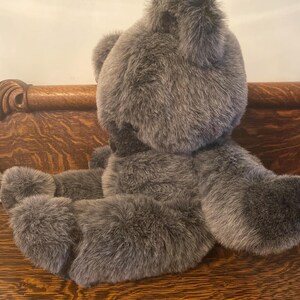 Rare Vintage Eaton’s Teddy Bear Jumbo Plush Salt & Pepper Faux Fur Bear ...