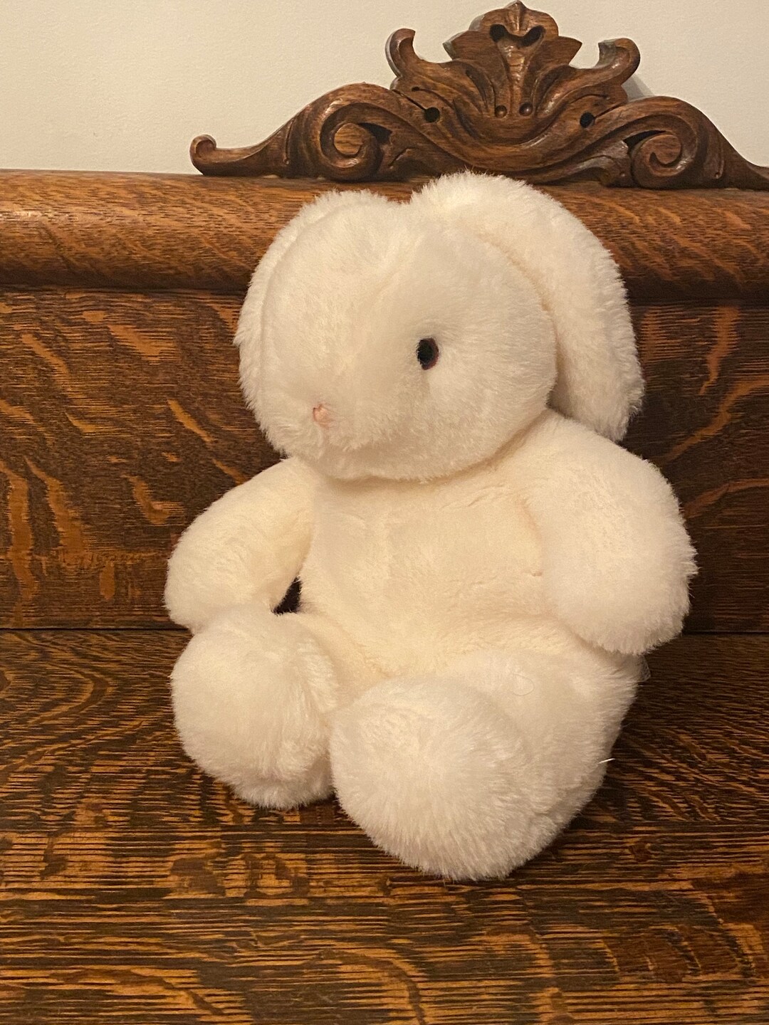 Vintage Gund White Rabbit Plush 1986 Toy - Etsy