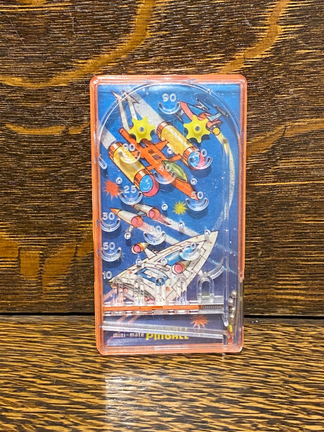 Vintage 1976 Pinball Blue-box Mini Mate Handheld Toy - Etsy