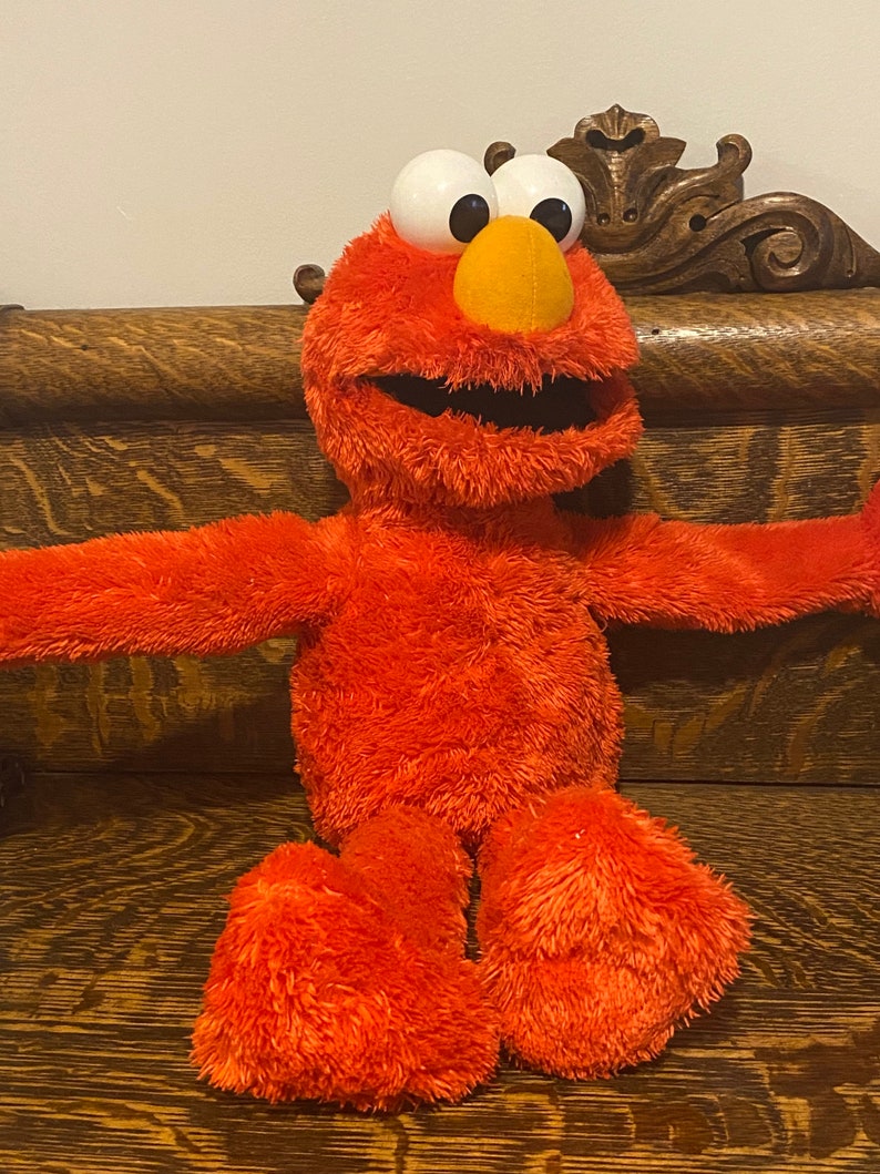 Big Hugs Elmo Sesame Street Plush Elmo Talks Sings Large Plush - Etsy