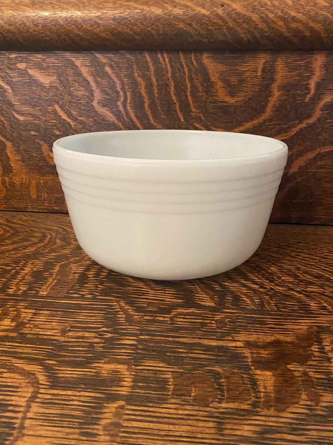 Vintage Pyrex 1950’s White Mixing Bowl - Etsy