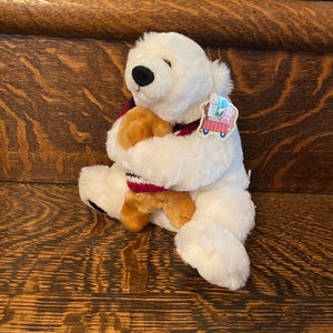 Vintage 1988 Chrisha Creations Plush Polar Bear Chrisha Playful Plush ...