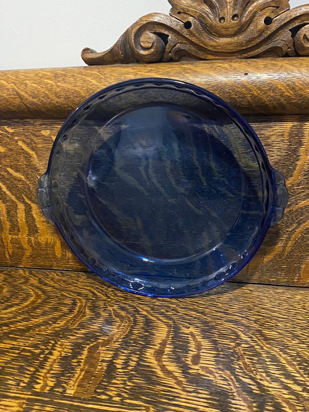 Cobalt Blue Pyrex Pie Pan Vintage Kitchen - Etsy