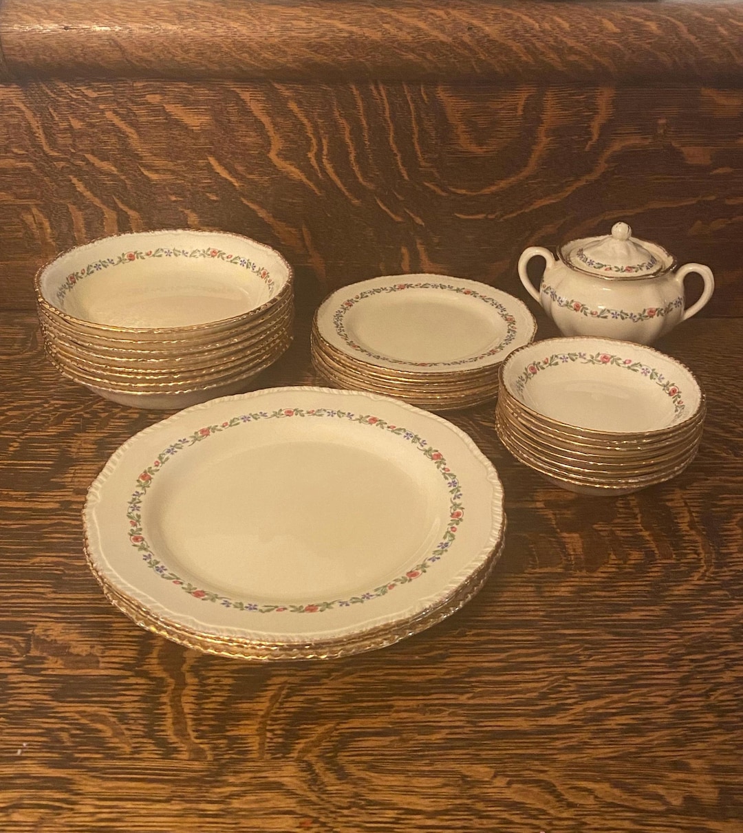 Antique Ridgway Pattern 302 England Dinnerware Dessert Bowls, Soup ...